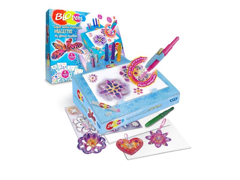 BLOPEN ROTULADORES AEROGRAFIA CON PURPURINA - Juguetería Mary